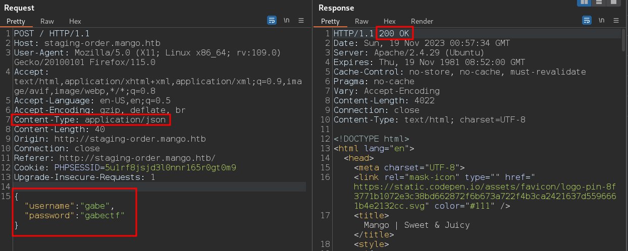 NoSQL Injection - Applied Review · Gabe's Writeups